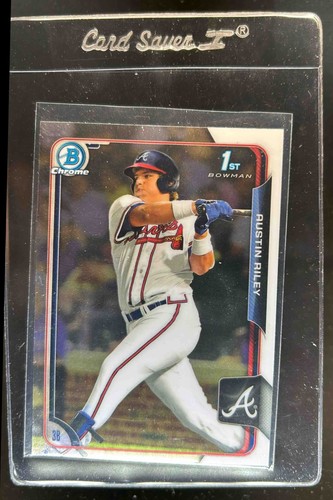 2015 Bowman Draft Austin Riley Chrome 1st #157 Braves | eBay