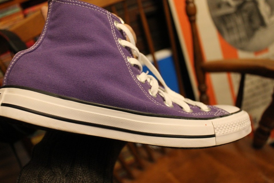 Chuck Taylor's Converse All Star Purple ~ Size M/8 W/10 UK/8 EU/41.5 | eBay