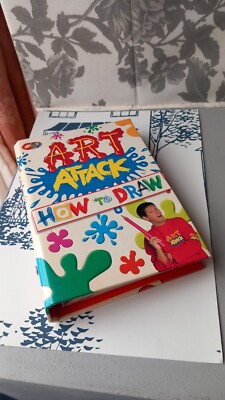 Vintage Art Attack How To Draw FunFax Hardback Organiser 90s Kids TV ...