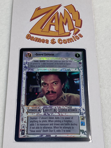 General Calrissian Decipher SWCCG rare foil Star Wars | eBay
