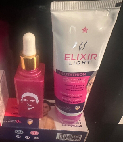 Gamme Elixir Light lotion,et tube clarifiante. | eBay