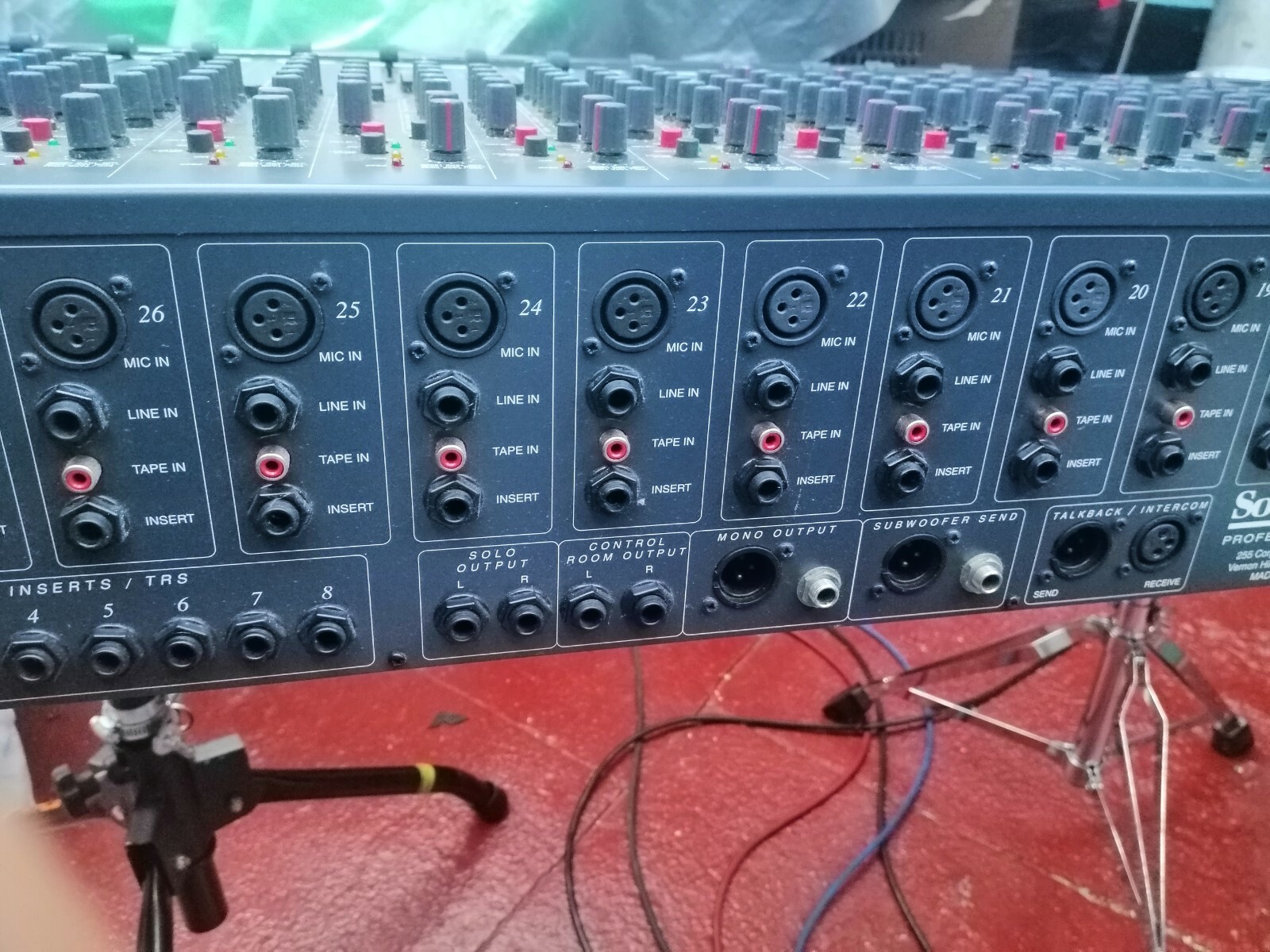 analog Vintage Soundtech S Series Mixer 32 Channel with user's manual ...