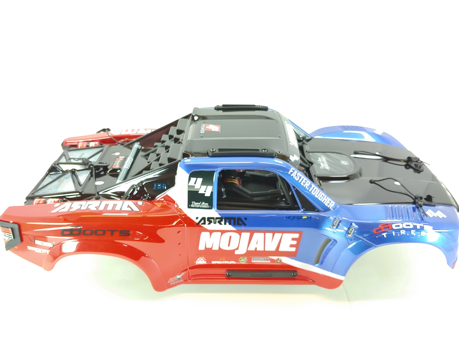 NEW: Arrma Mojave 4s 1/8 4x4 RC Desert Trophy Truck Body w/ Cage ...