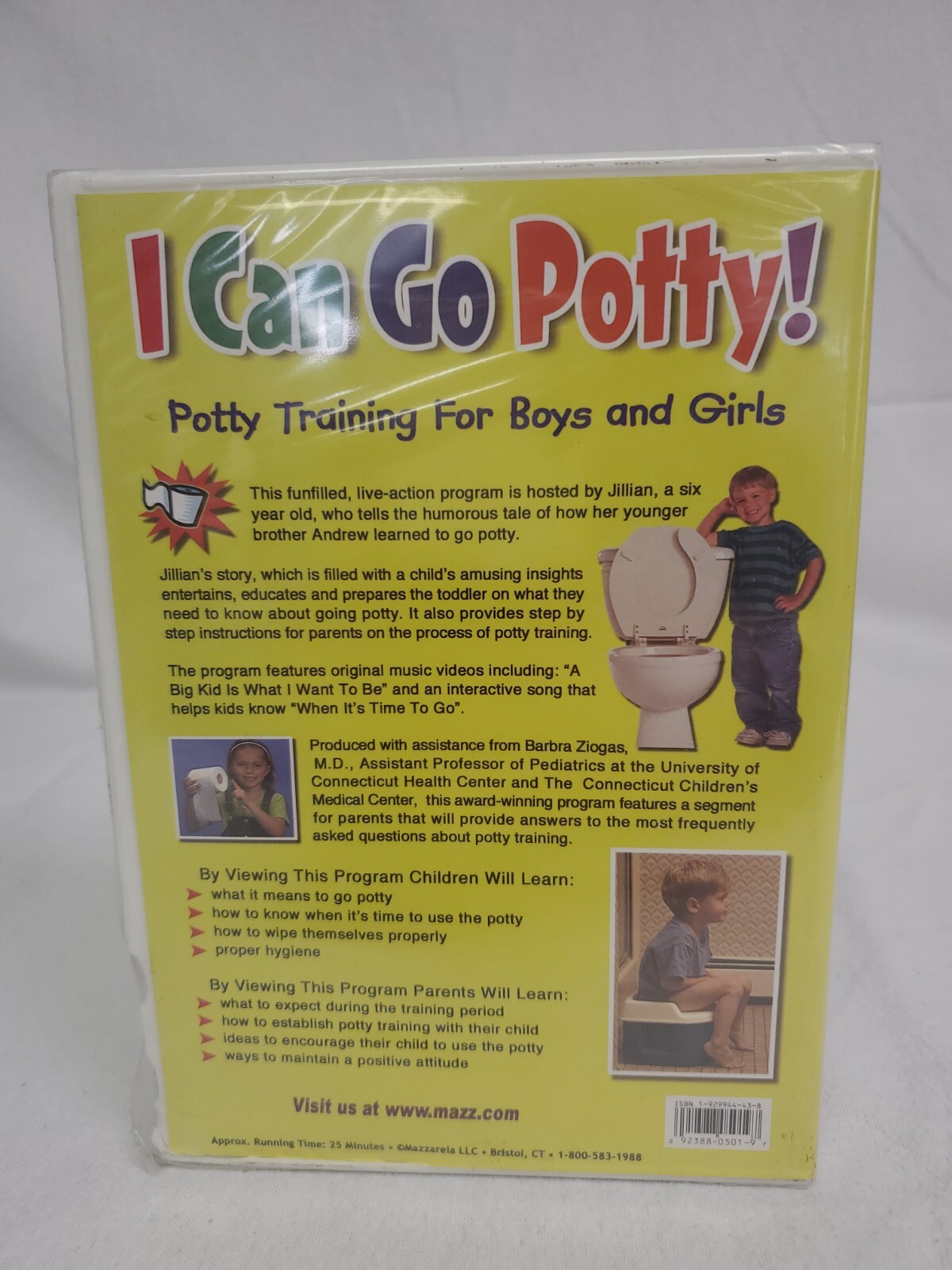 I Can Go Potty Potty Training for Boys and Girls (DVD, 2003) for sale ...