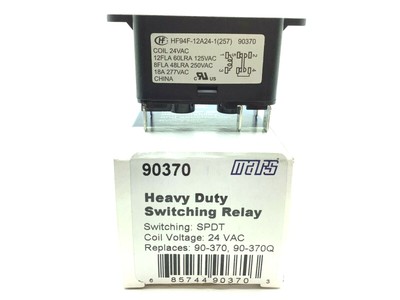 90370 Mars Switching Relay 24 Volt Coil Replace 90-370 & 90-370Q ...