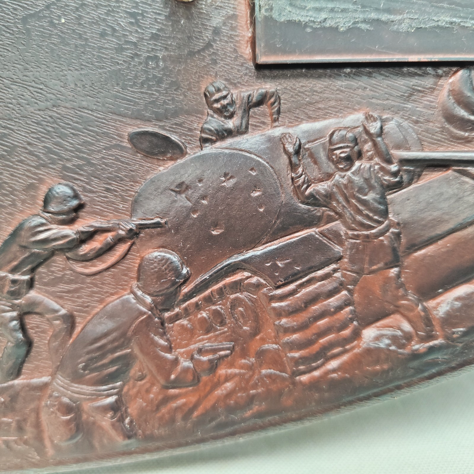 VTG Topper Toys Johnny Eagle Lieutenant Wall Mount Rifle Gun Display ...