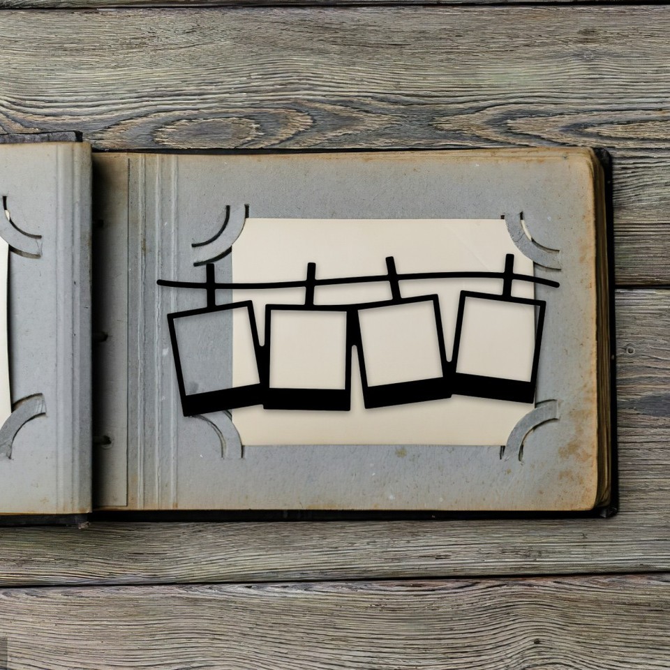 Embossing Paper Dies Album Craft Cuts Carbon Steel Stencils Template ...