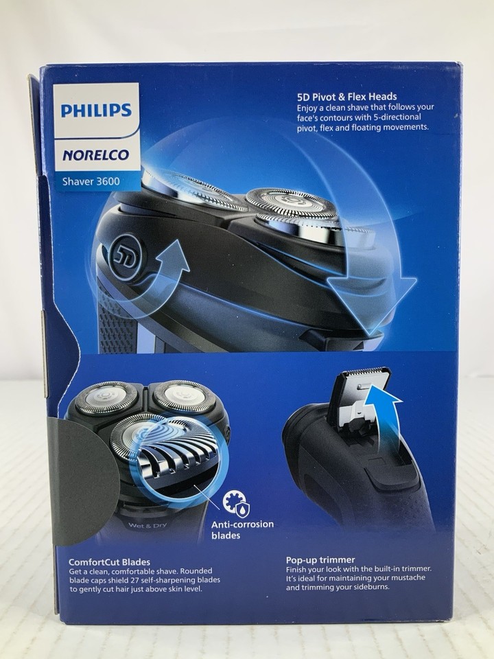 Philips Norelco 3600 Wet/Dry Rechargeable Shaver | eBay