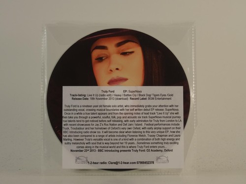 TRULY FORD SUPERNOVA (H1) 6 Track Promo CD Single also Plastic Sleeve ...