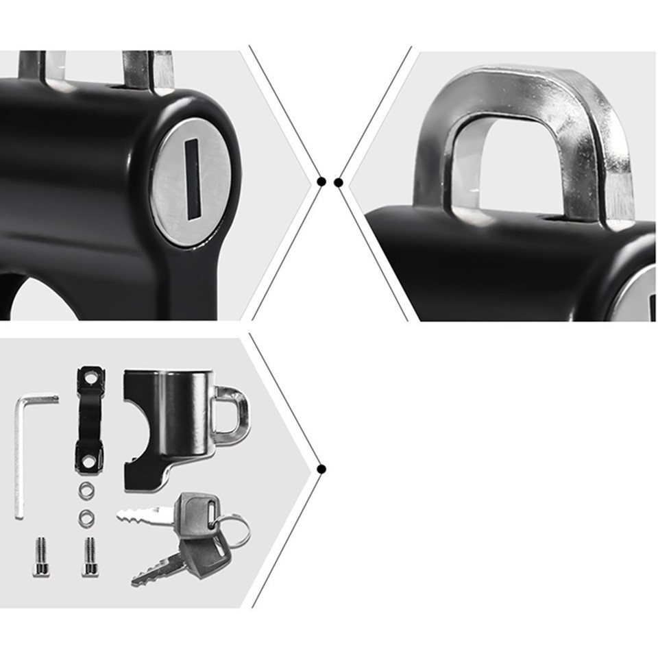 High Quality Helmet Lock Motorcycle Aluminum Alloy Waterproof ...