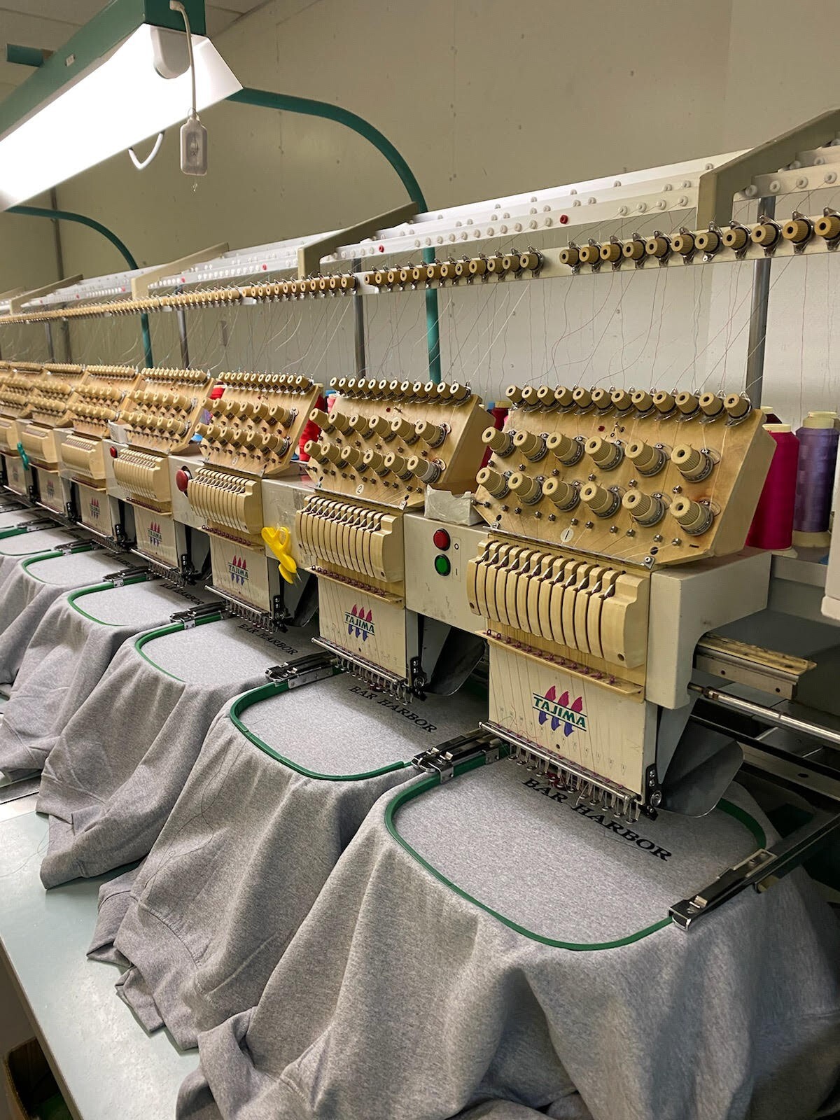 Tajima TME-DC1212 – 12 Head Commercial Embroidery machine w/ hat ...