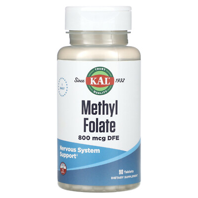 Methyl Folate, 800 mcg DFE, 90 Tablets | eBay