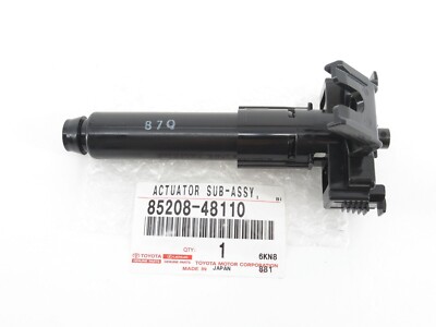 TOYOTA GENUINE ACTUATOR SUB-ASSY HEADLAMP WASHER LH 85208-48110 OEM | eBay