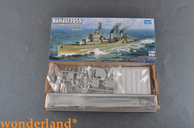 Trumpeter 06702 1/700 Scale HMS Belfast 1959 Plastic Model Kit | eBay UK