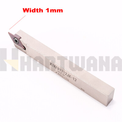 Lathe Grooving Parting Holder 12mm Carbide Cut-Off TKF12R100 Insert ...