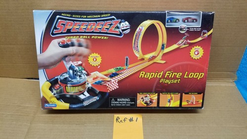 *NEW* SPEEDEEZ Rapid Fire Loop Racing Play Set With Ball Bearing Cars ...