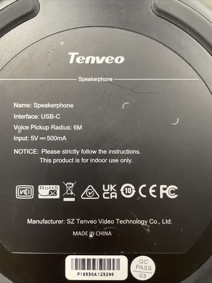 Tenveo Conference Speaker with Microphone, Wireless, BT, USB, 360º | eBay