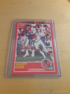 1989 Score #119 SCOTT CASE Atlanta Falcons ROOKIE Football Card, CB, DB ...