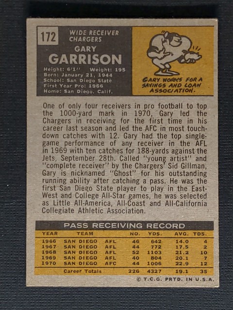 1971 Topps - #172 Gary Garrison for sale online | eBay