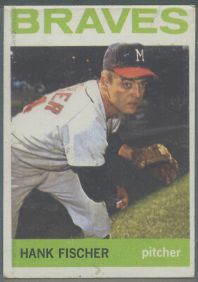 1964 Topps #218 Hank Fischer Milwaukee Braves | eBay