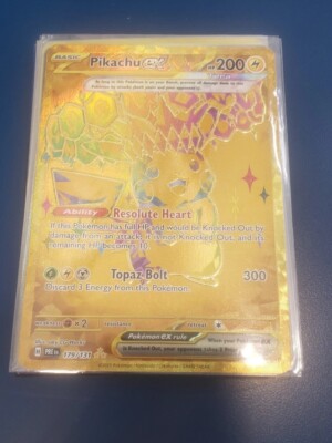 Golden Pikachu Ex 179/131 PreEn | eBay