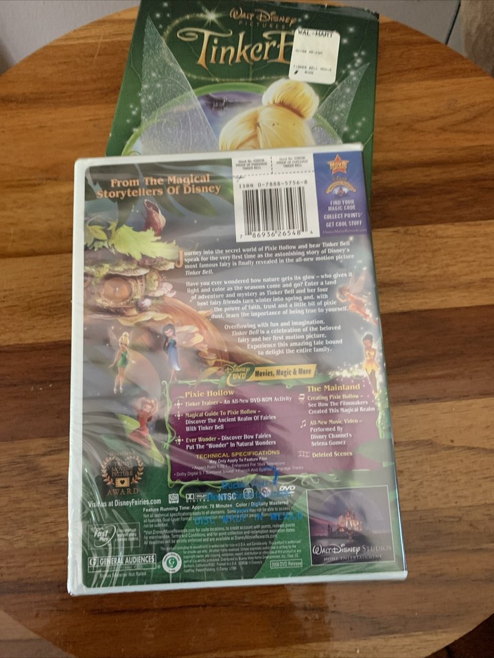 Tinker Bell (DVD, 2008) 786936265484 | eBay