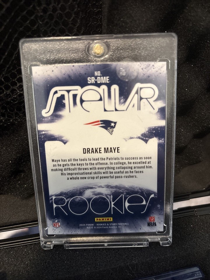 2024 Panini Rookies & Stars - Stellar Rookies Drake Maye #SR-DME Silver ...
