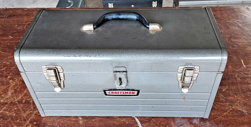 '60s Vintage Craftsman 'Crown-logo' 6500 toolbox with tray. Made in USA ...