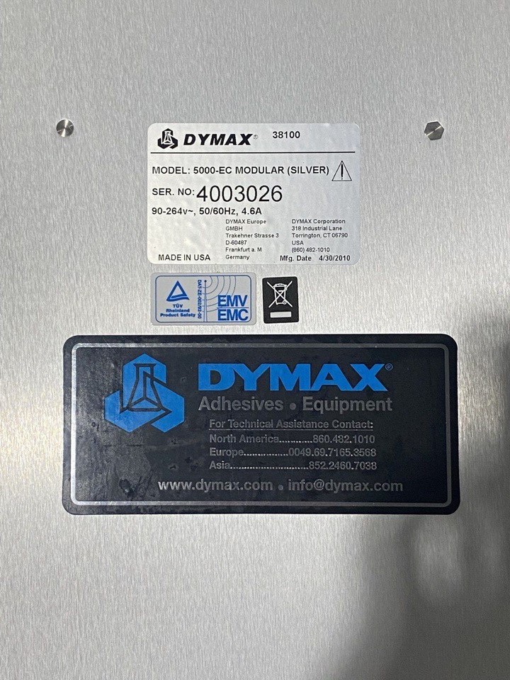 Dymax Model 5000-EC UV Flood Lamp System + Zip Shutter + Lightshield Complete | eBay