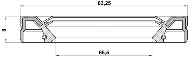 Oil Seal Axle Case 67X83X8 Febest 95IEY-67830808C Oem 02D525596B
