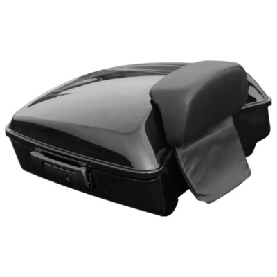 For 1994-2013 Harley Street Glide Chopped Tour Pak Pack Trunk Backrest ...