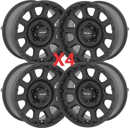 17 Pro Comp Bandido Black Wheels Rims Fits Jeep Wrangler Gladiator JK ...