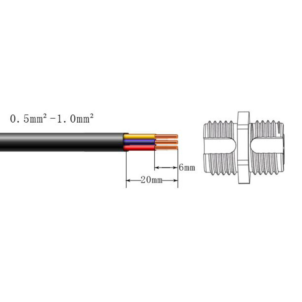 Kabelmuffe Abzweigdose Kabelverbinder I-Muffe IP68 Wasserdicht Erdkabel ...