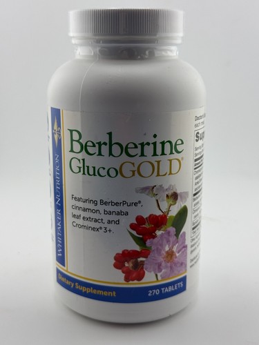 Berberine GlucoGold Improved Formula 270 Tablets Sealed Exp 08/2026 | eBay
