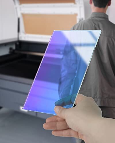 5 Pack Iridescent Acrylic Sheets Translucent Plexiglass Sheet Colored ...