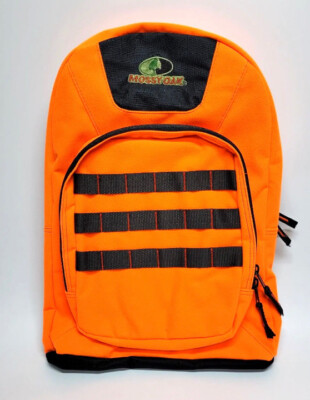 Mossy Oak Bright Blaze Orange Hunter Safety Daypack Backpack Padded ...