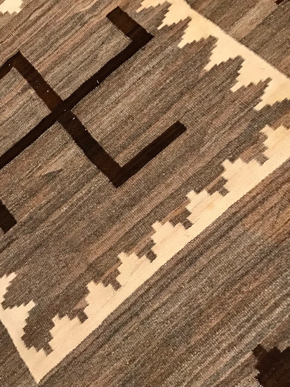 STUNNING NAVAJO WHIRLING LOG TRADING POST RUG,BEAUTIFUL HANDSPUN ...