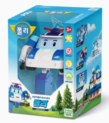 Robocar Poli Super Deluxe Series : POLI Action Figure 7 Inches Light ...