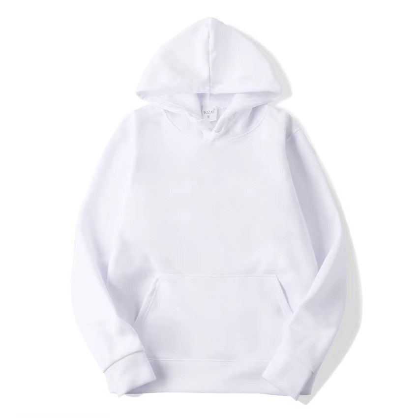 US Mens Plain Pullover Hoodie Casual Hooded Sweatshirt Long Sleeve ...