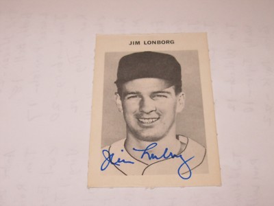 Jim Lonborg Autograph Baseball Card 12 | eBay