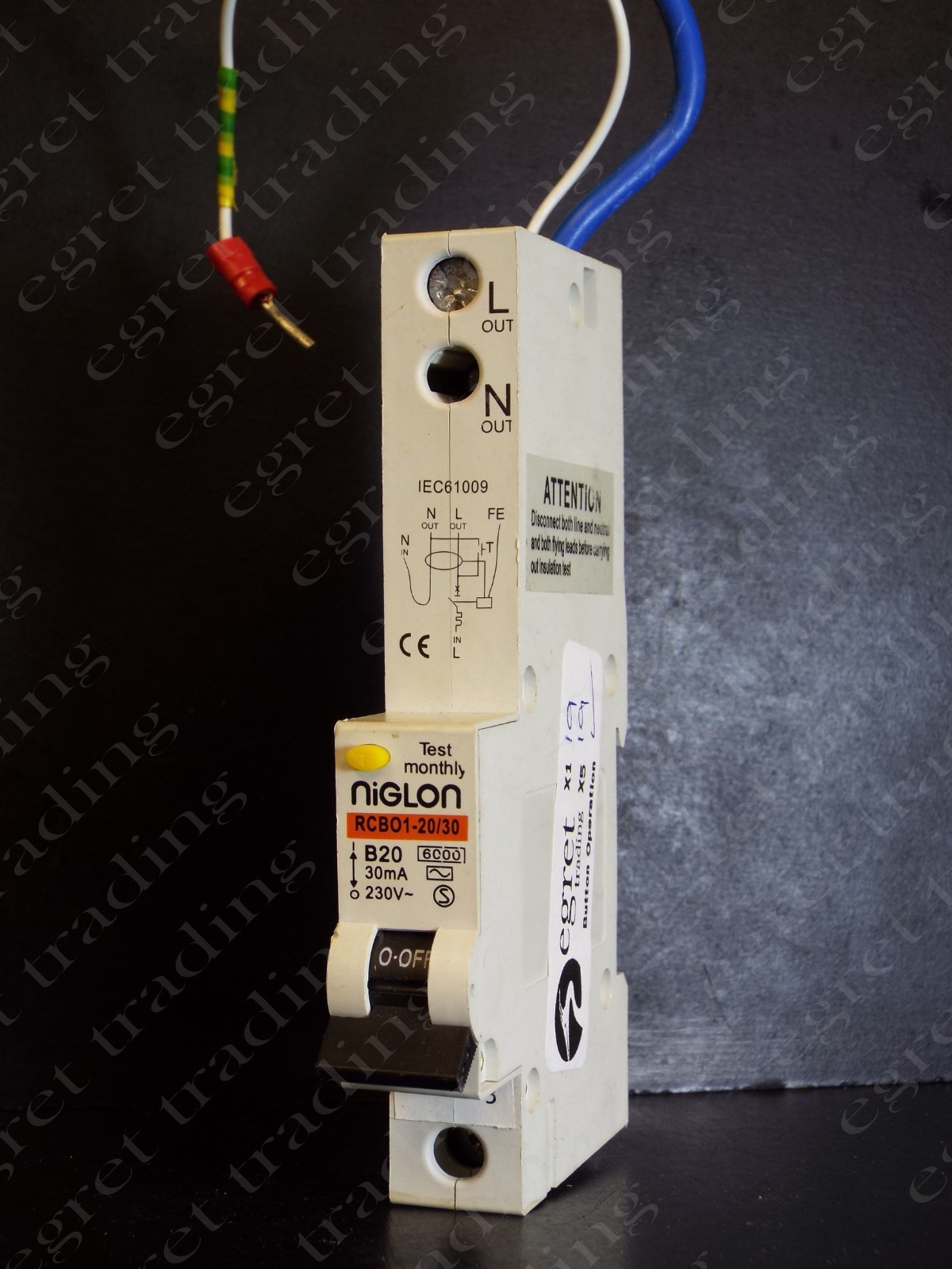 Niglon 30mA RCBO 6A 16A 20A 32A 40A - TESTED - Free Delivery | eBay UK