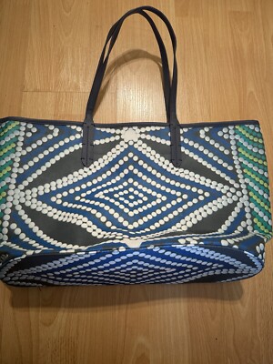 ORYANY St. Tropez Bead Print Coated Canvas Tote Bag | eBay
