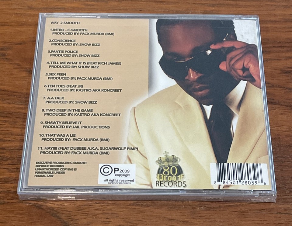 C Smooth - Way 2 Smooth (CD, 2009) - New/Sealed | eBay