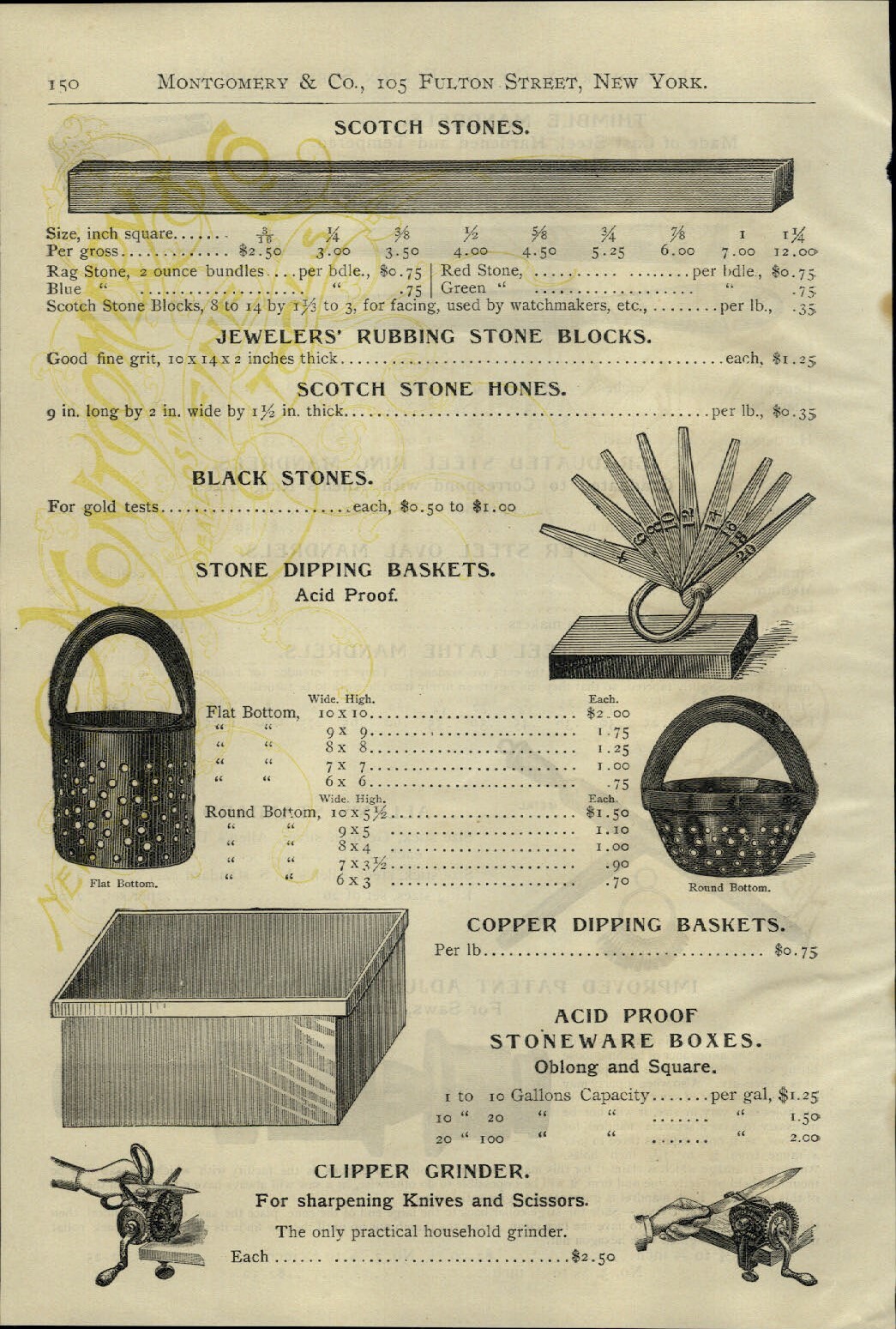 1897 PAPER AD 10 PG Watchmaker Clockmaker Tools Drills Mandrels Dental ...