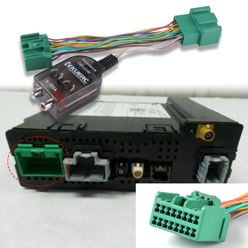 Radio Adapter Add An Amp Amplifier Interface Fit For 2014-2020 Chevy GMC 71-2107 | eBay