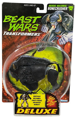 Transformers Beast Wars Deluxe Bonecrusher Maximal Buffalo Kenner NEW ...