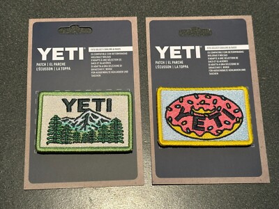 YETI Portland Store Patch Set (2 patches) - Donut & Mt. Hood Patches | eBay