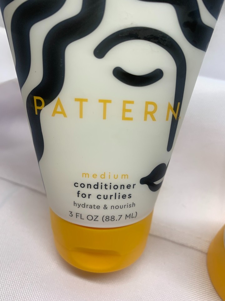 *LOT OF 2*PATTERN Medium Conditioner For curlies-Travel Size 3 fl oz ...
