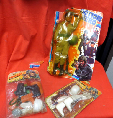 VINTAGE GI JOE 1964:1970's "ACTION HERO " KNOCK OFF HK WAREHOUSE FIND ...