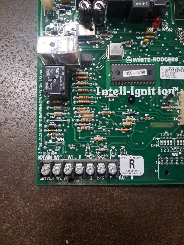 TRANE White Rodgers 50M61-495 Furnace Control Circuit Board D341418P01 ...